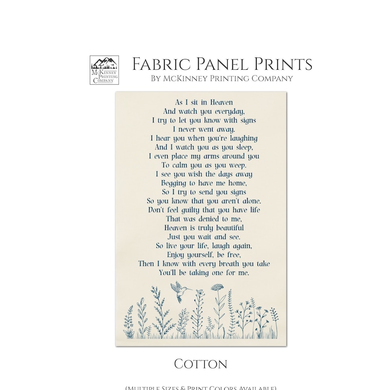 In Memory Poem - Etsy