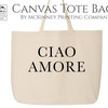 Ciao! Tote Bags - Destination Wedding Tote - Italian Wedding Welcome ...