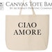 Ciao! Tote Bags - Destination Wedding Tote - Italian Wedding Welcome ...