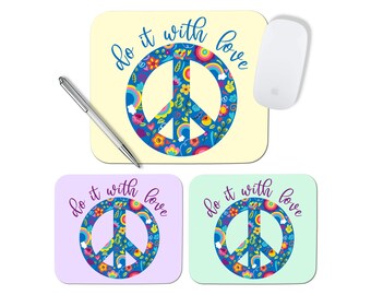 Peace Sign Mouse Pad - Etsy