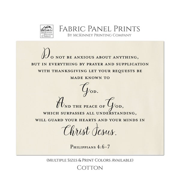 Bible Verse Quilting Fabric - Etsy