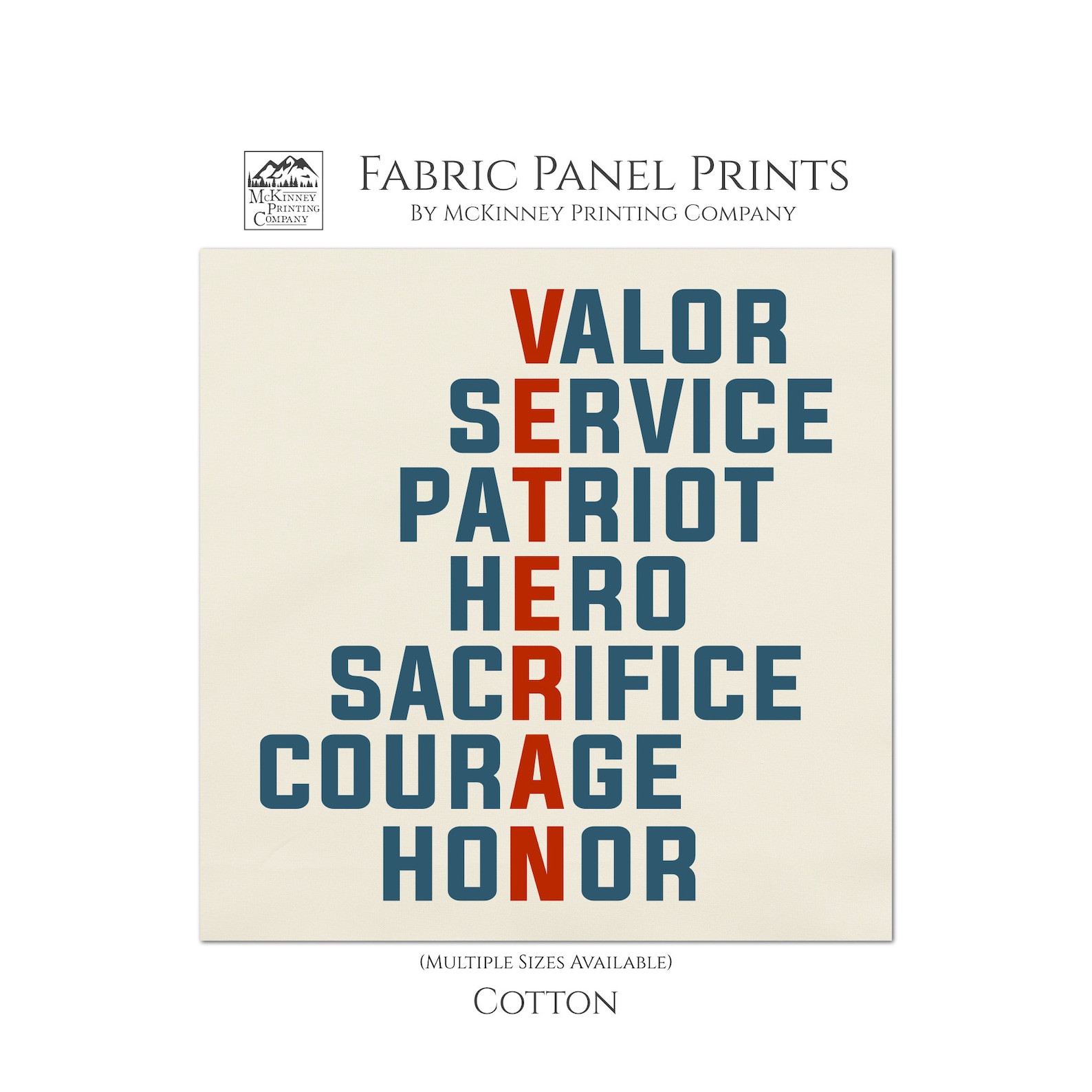 Patriotic Fabric, Veteran, Military, Americana Fabric, 4th of July ...