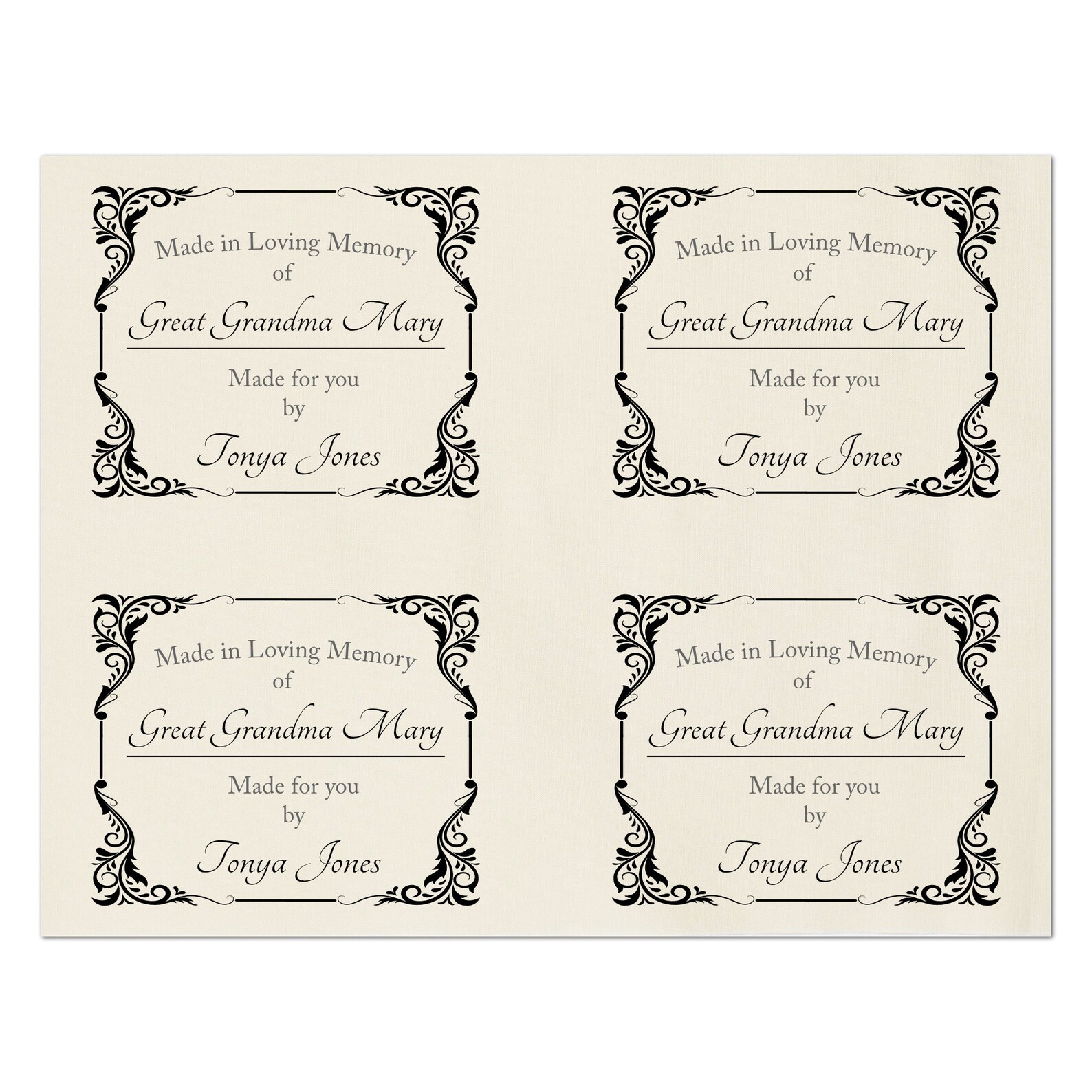 Quilt Labels, Personalized Quilt Labels, Custom Quilt Labels, Quilt ...