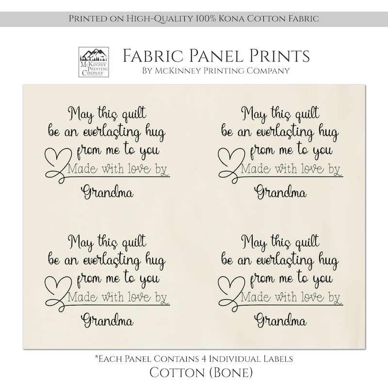 Label for Handmade Printing - Etsy