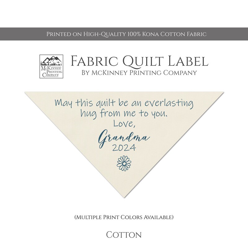 Personalized Quilt Labels - Etsy