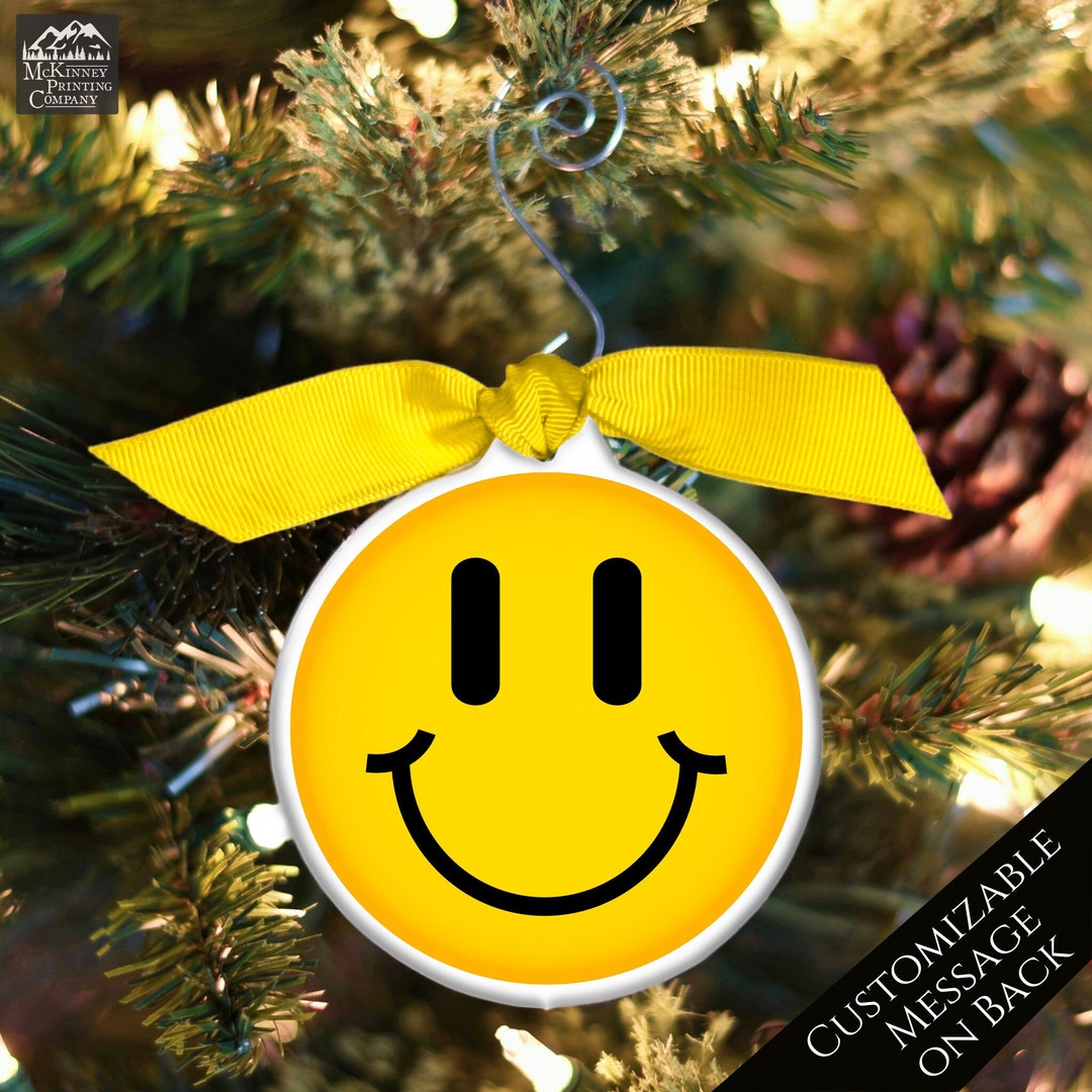 Emoji Christmas, Ornament, Smiley Face, Preppy, Smile Face, Happy ...