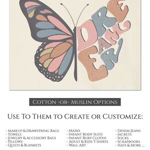 Butterfly Fabric, Quotes About Life, Inspirational Saying, Large Print ...