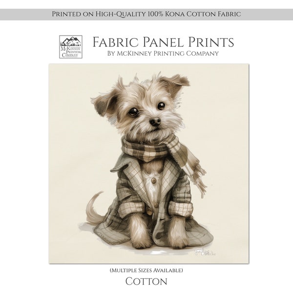 Dog Quilt Panels Fabric - Etsy