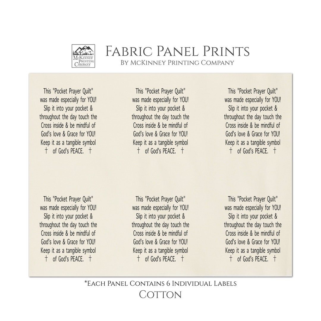 Pocket Prayer, Quilt Labels, Christian Gift, Mini Quilt, Mini Pocket ...