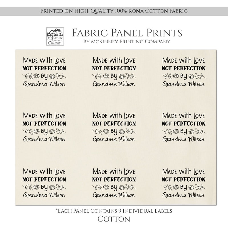 Custom Quilt Labels - Etsy