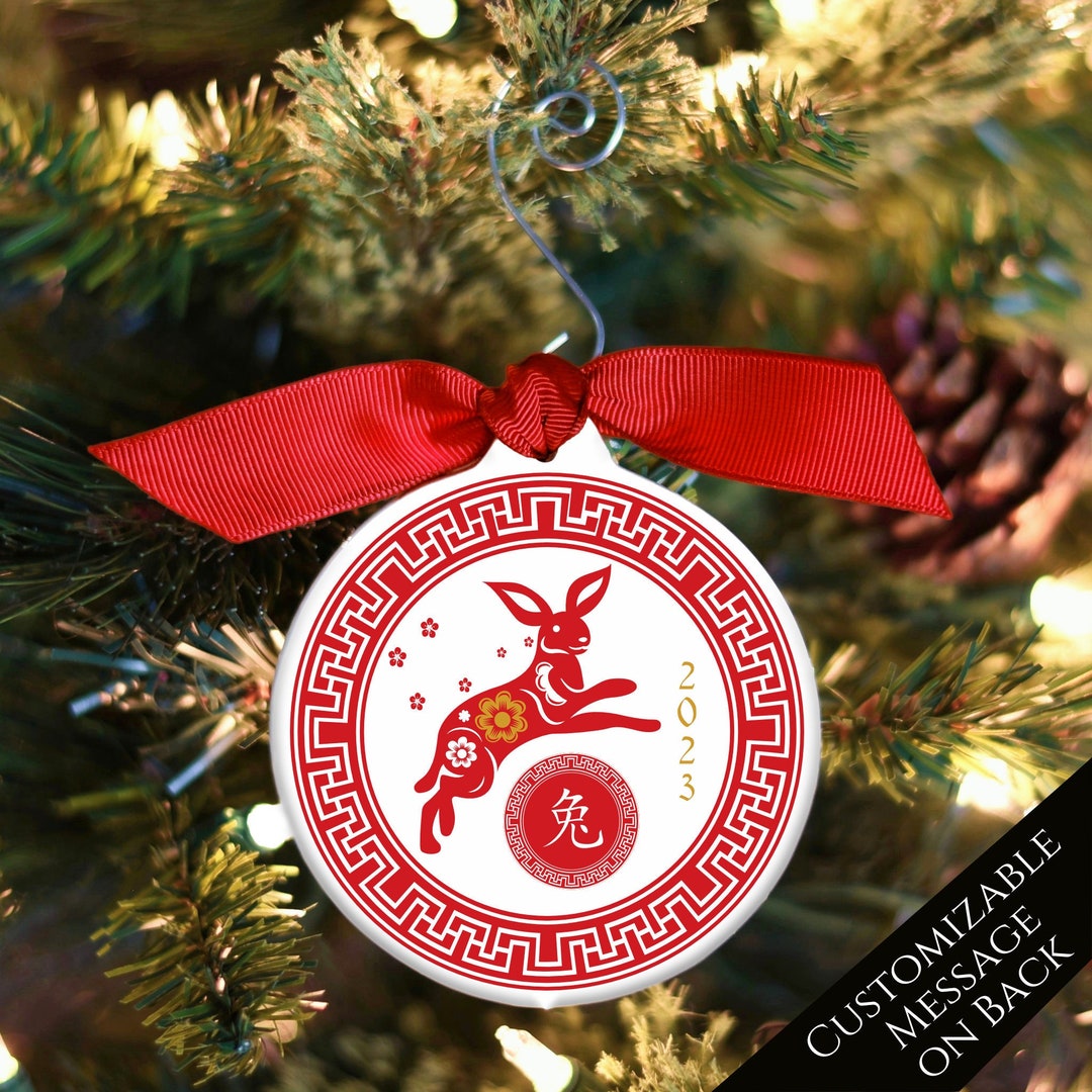 Chinese New Year, 2023, Year of the Rabbit, Chinese Zodiac, Ornament ...