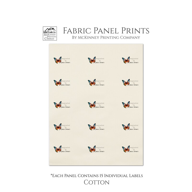 Butterfly Label - Etsy