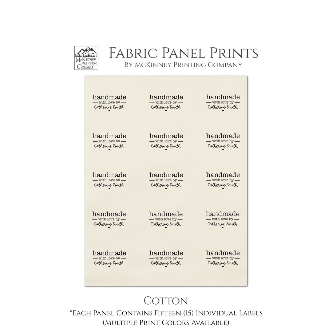 Quilt Labels, Sewing Labels for Handmade Items, Personalized Quilt ...