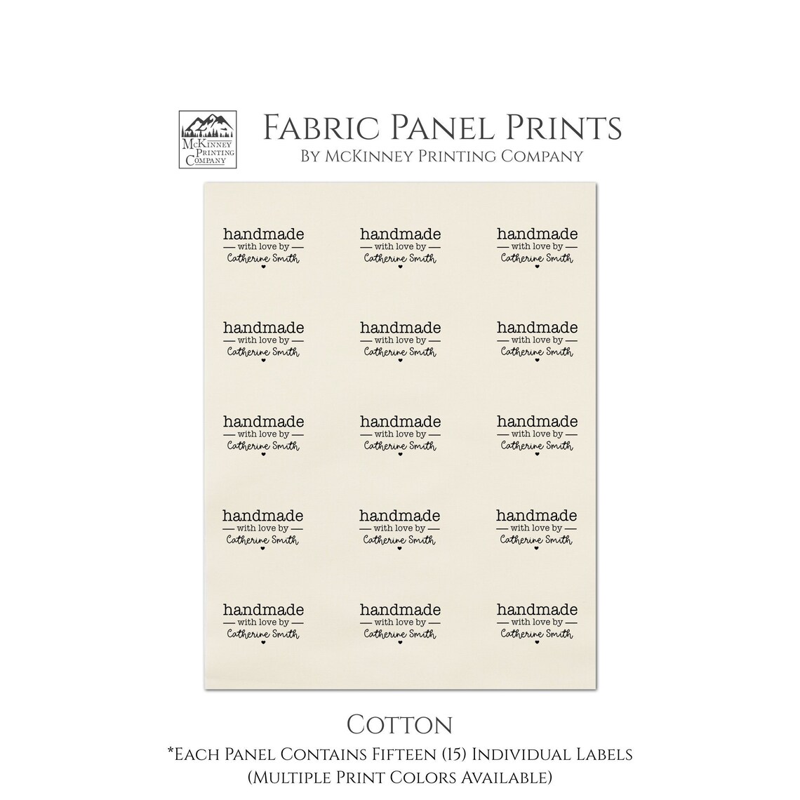 Quilt Labels Sewing Labels for Handmade Items Personalized - Etsy