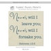 Hebrews 13 5, Scripture Fabric, Bible Verse, Large Print Fabric, Fabric ...