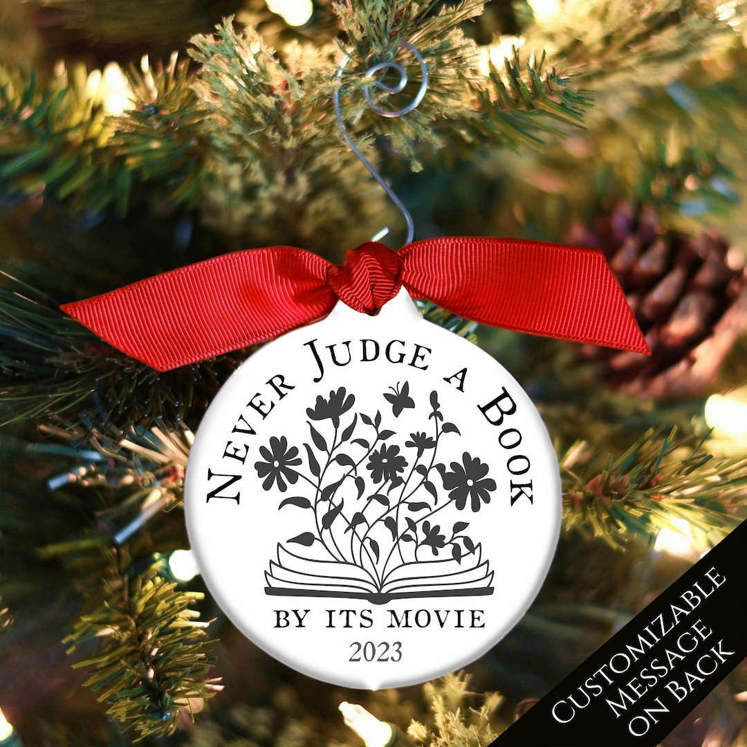 Book Ornament, Book Club Gifts, Book Lover Gift, Teacher, Reader ...