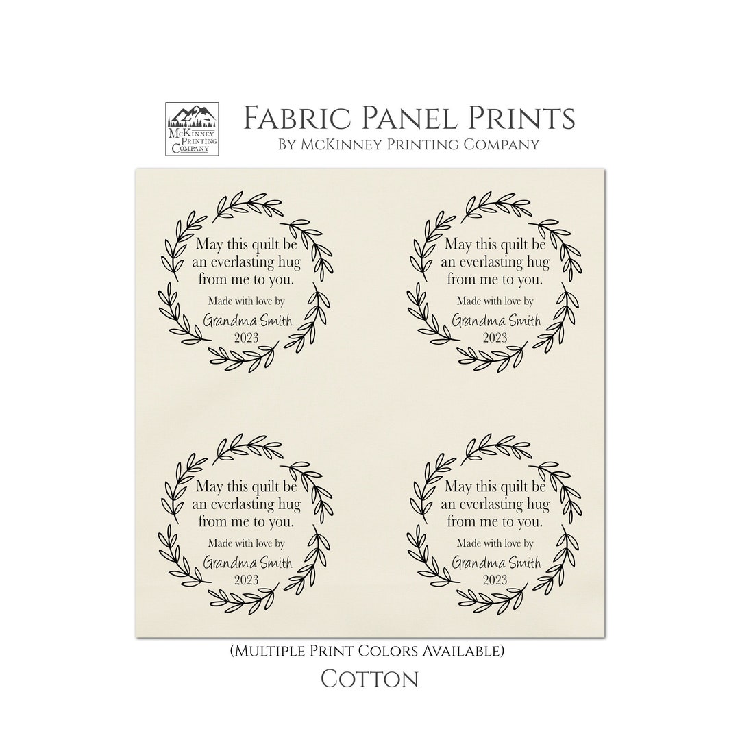 Quilt Labels, Quilt Labels Personalized, Custom Quilt Labels ...