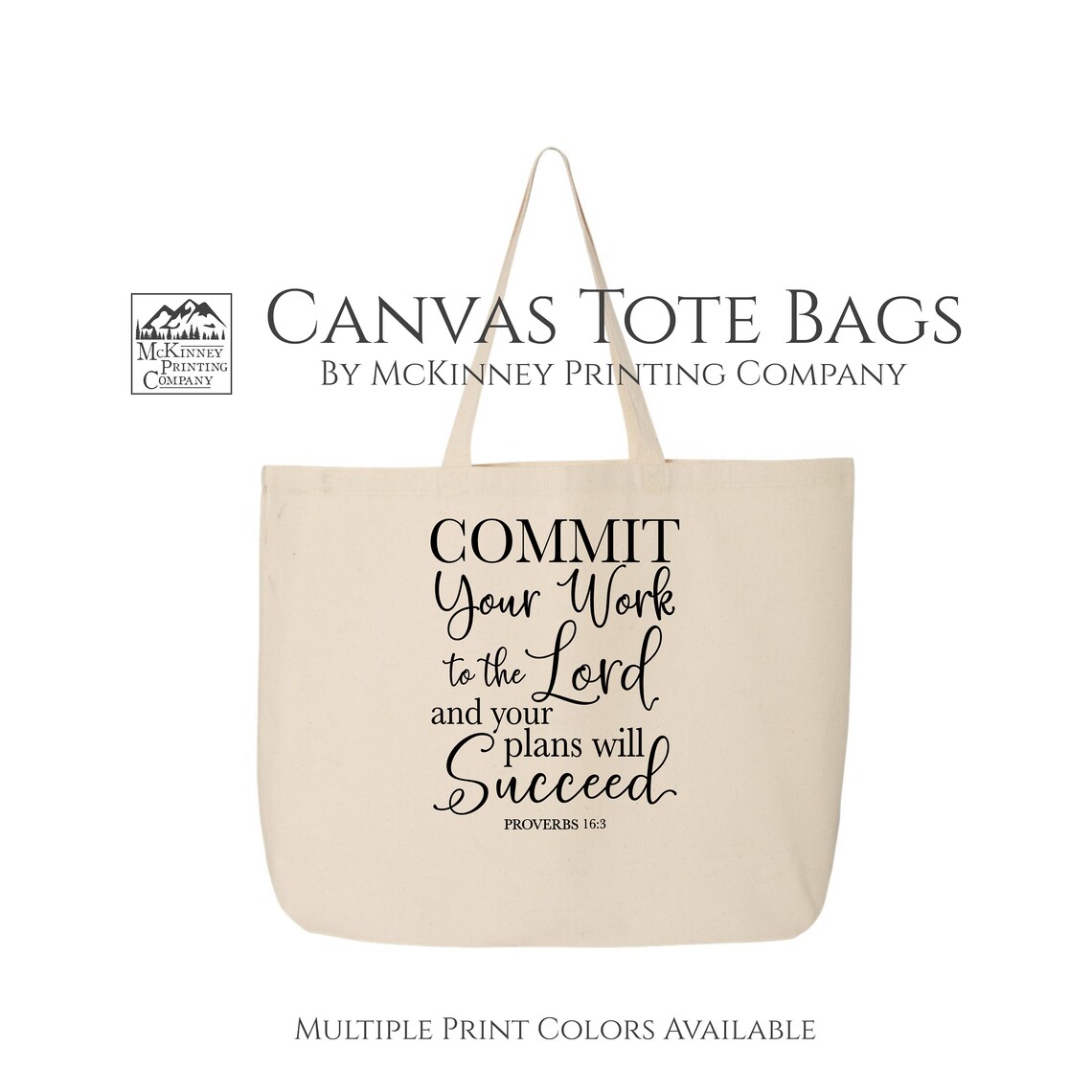 Proverbs 16:3 Commit Your Work to the Lord Bible Verse - Etsy