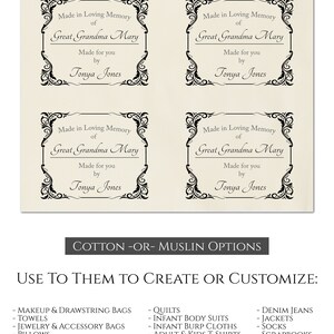 Quilt Labels, Personalized Quilt Labels, Custom Quilt Labels, Quilt ...