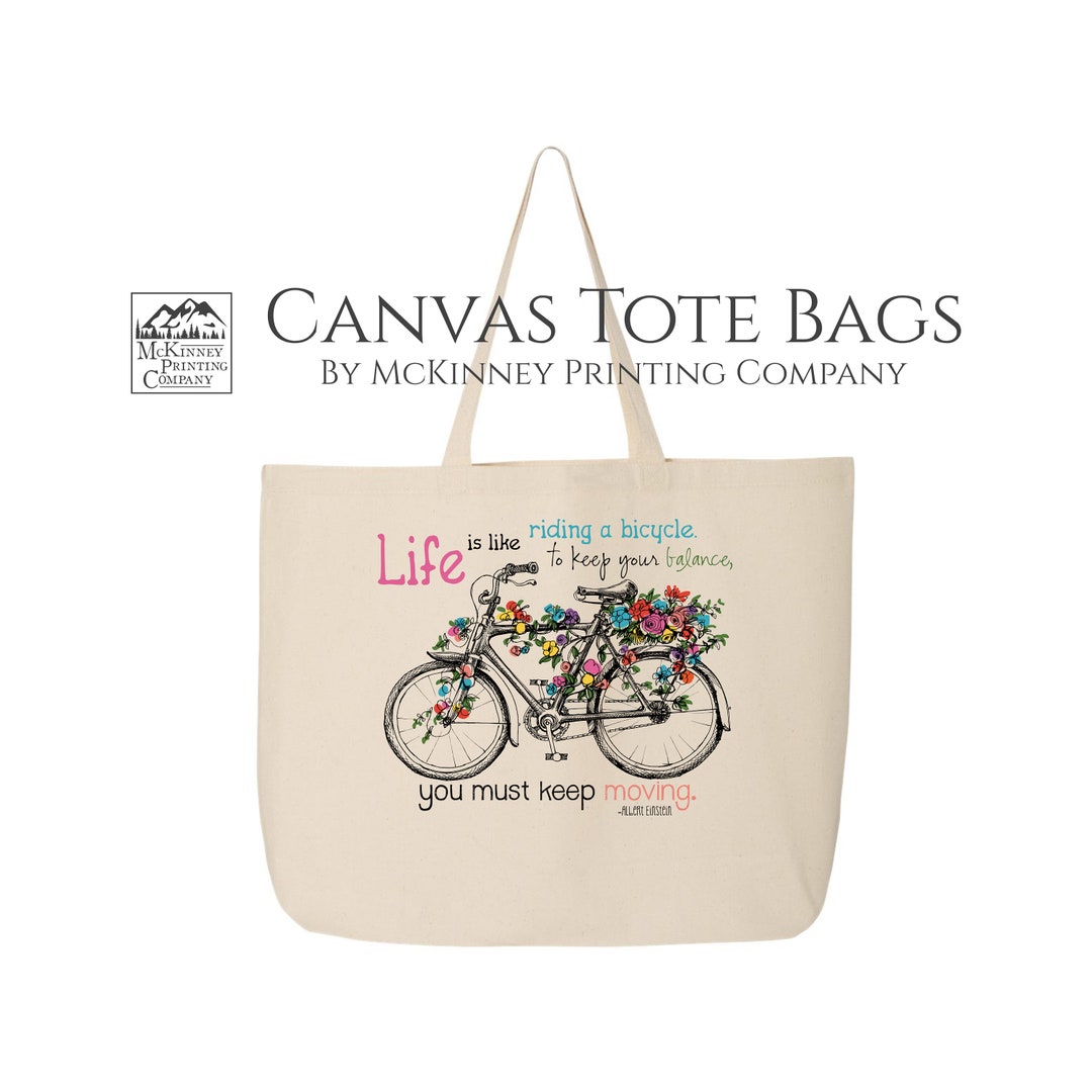 Everyday Tote Bag Quotes About Life Inspirational - Etsy