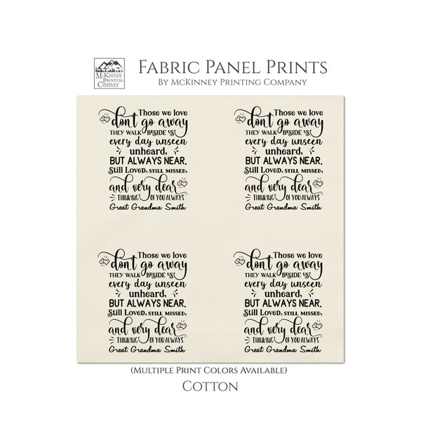 Memory Quilt Label - Etsy