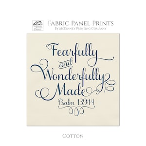 Fearfully and Wonderfully Made, Psalm 139, 14, Bible Verse, Large Print ...