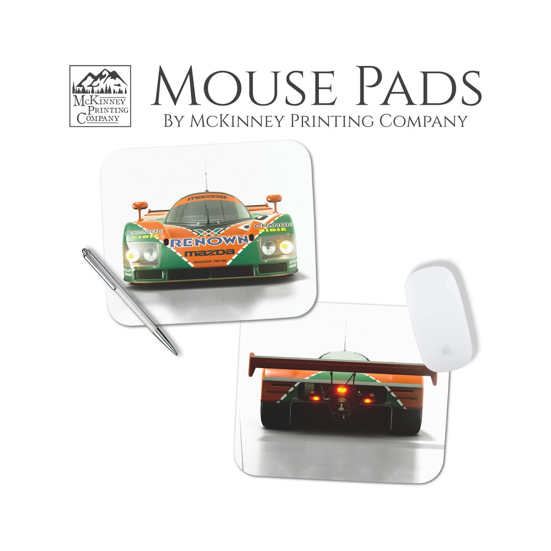 Mazda, Mazda 787B, Le Mans, Mouse Pad, Mousepad, Car Lover Gift ...