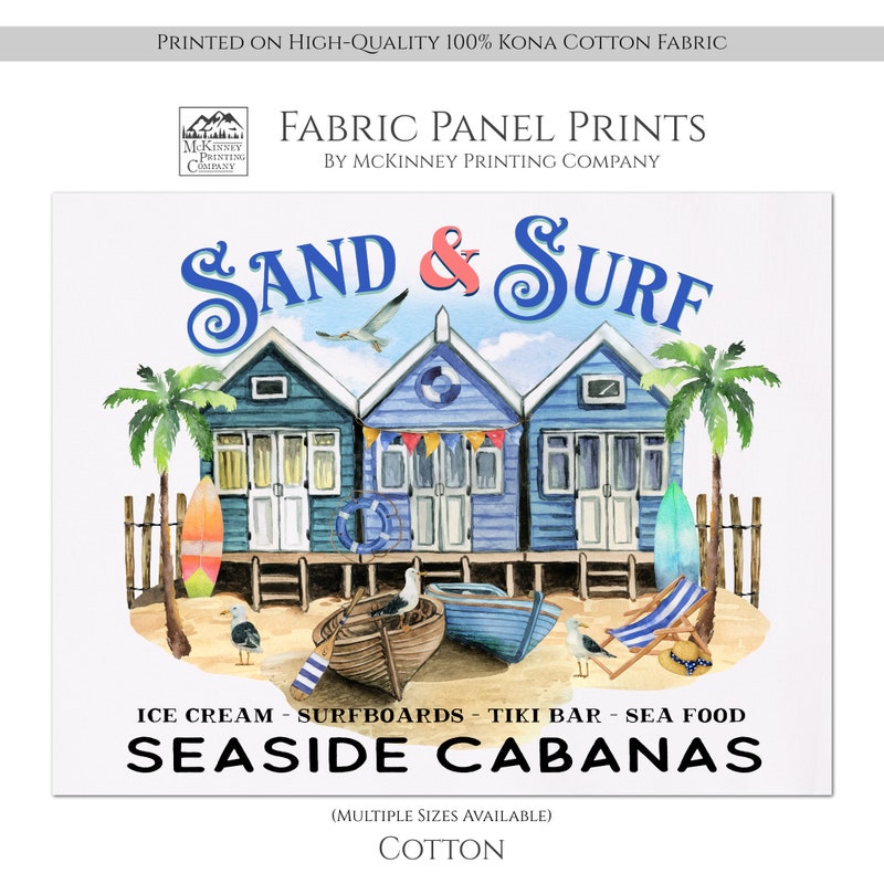 Beach Fabric - Etsy