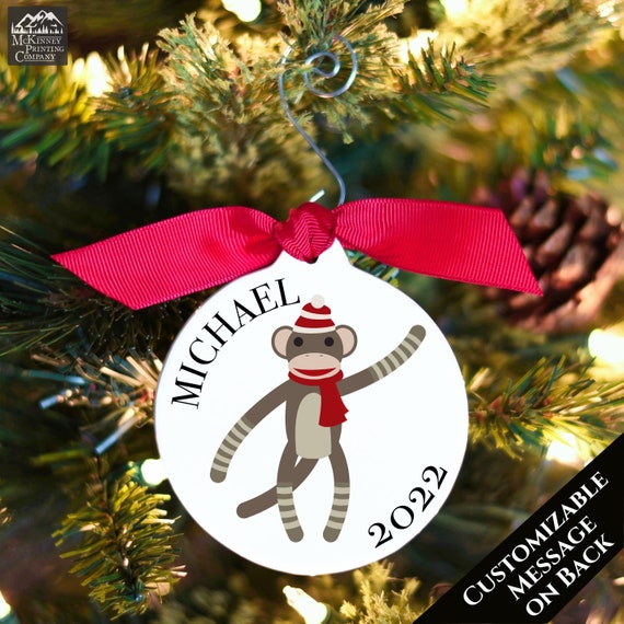 Christmas Tree Sock Monkey