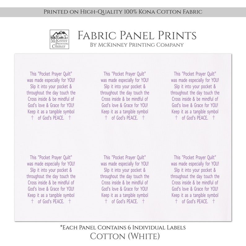 Pocket Prayer, Quilt Labels, Christian Gift, Mini Quilt, Mini Pocket ...
