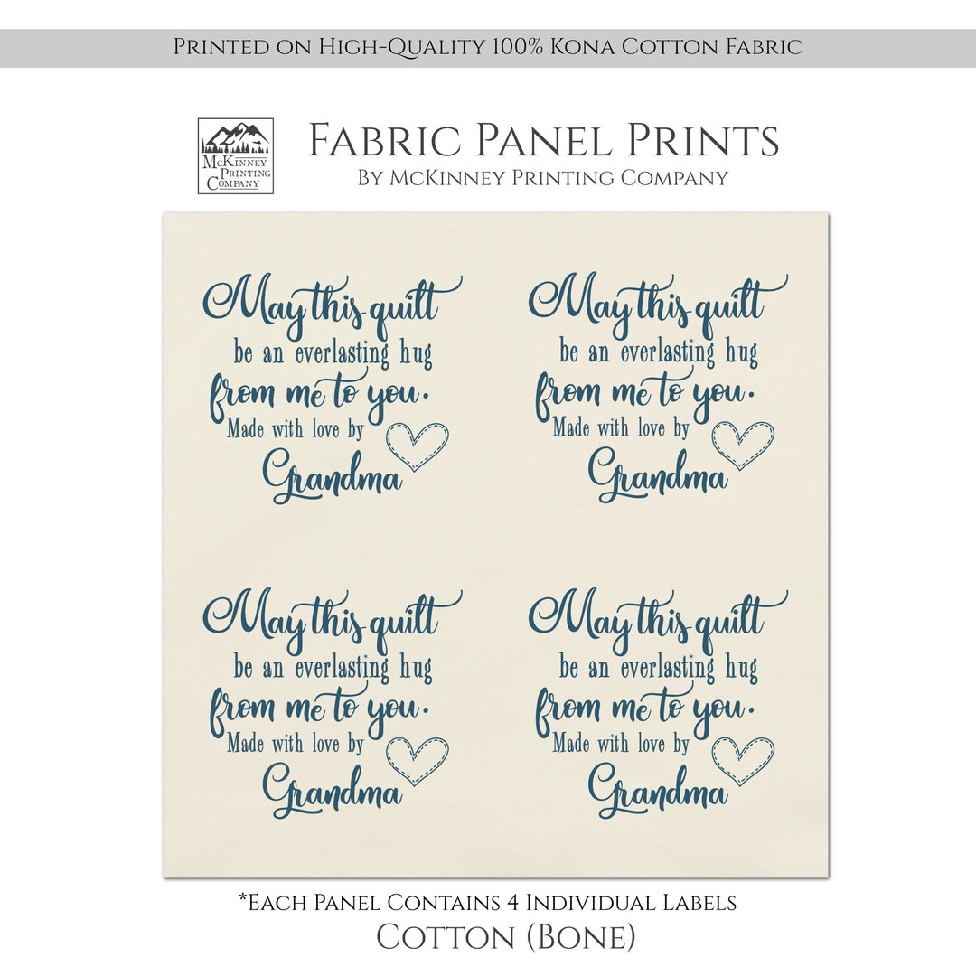 Custom Quilt Labels, Personalized Quilt Labels, Custom Tags, Quilt ...