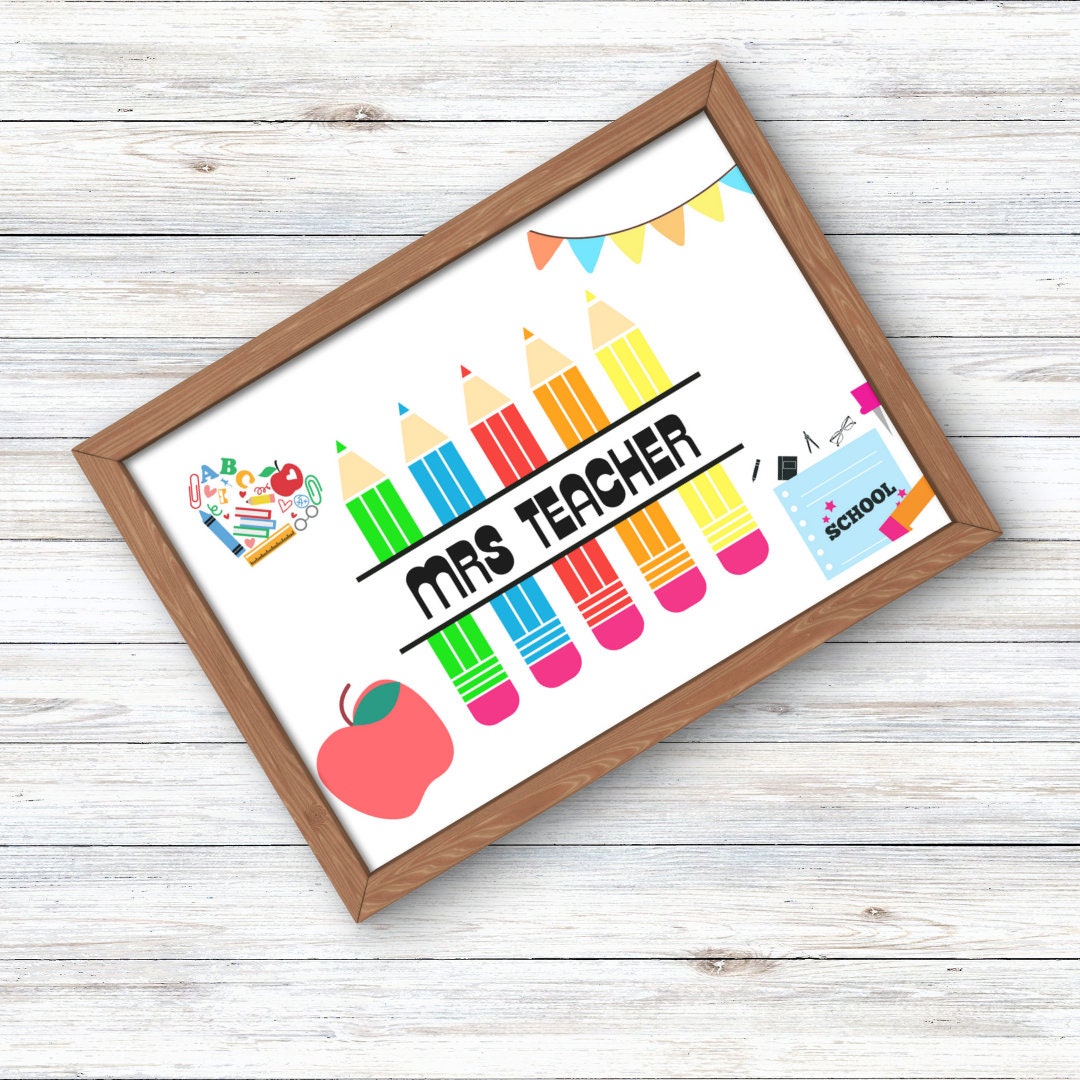 DIGITAL DOWNLOAD- Classroom Decor - Bright Colors - Welcome to Our ...