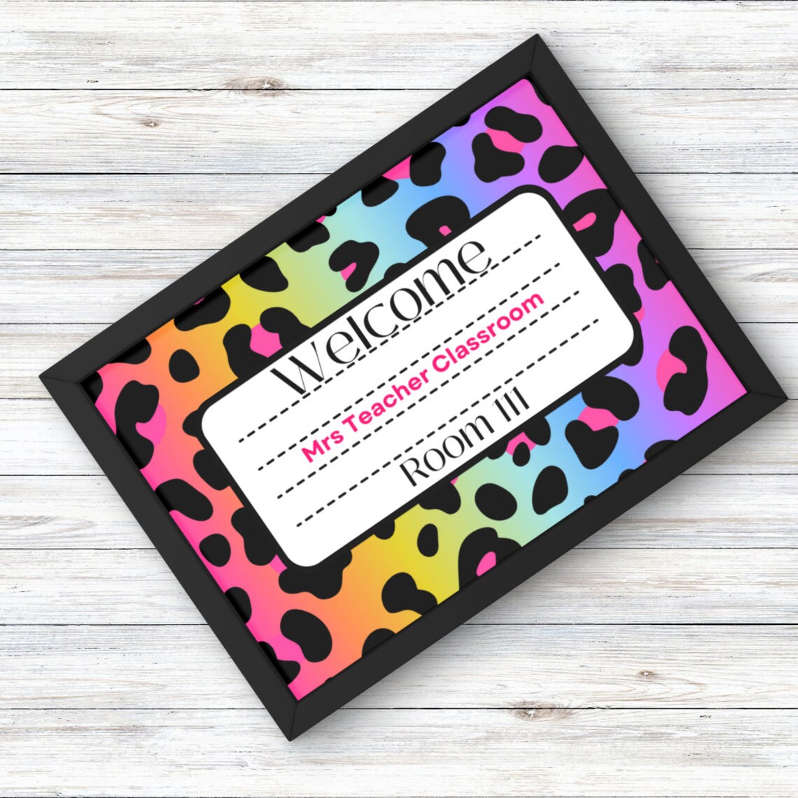 DIGITAL DOWNLOAD Classroom Decor Bright Colors Welcome to Our Classroom ...