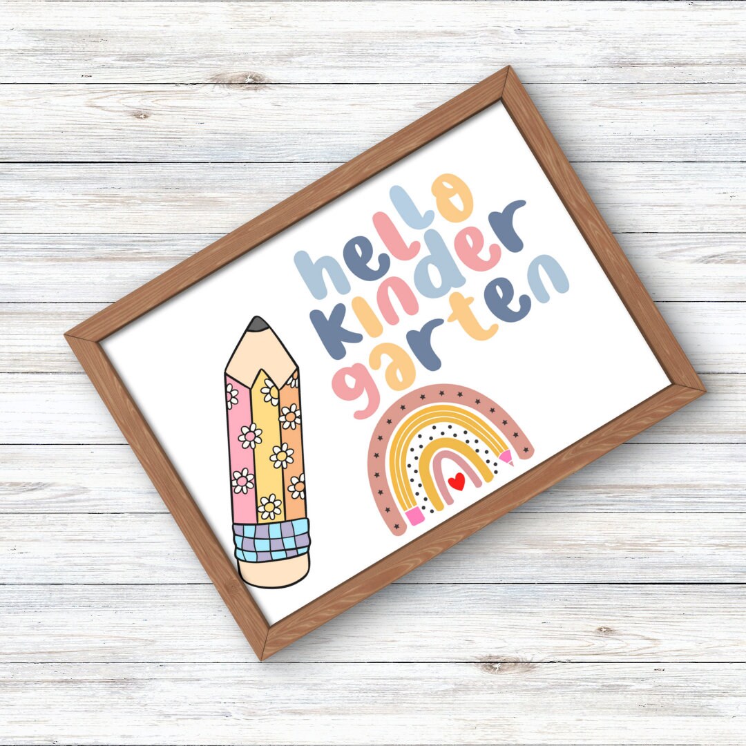DIGITAL Download-kindergarten- Classroom Decor - Bright Colors ...