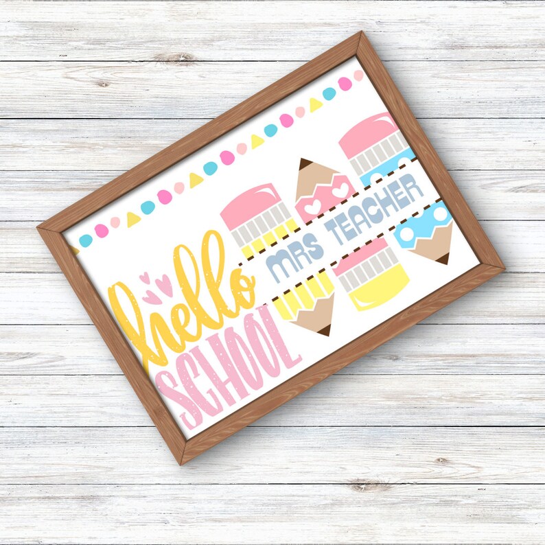 DIGITAL DOWNLOAD- Classroom Decor - Bright Colors - Welcome to Our ...