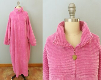Chenille Vintage Robe - Etsy