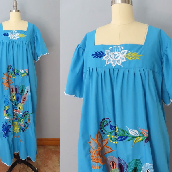 Vintage Mexican Mumu - Etsy