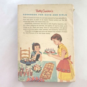1950s Betty Crocker Cookbook for Boys and Girls: Vintage Illustrated ...