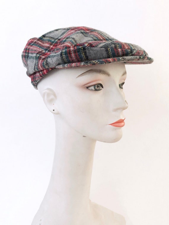 Vintage plaid flat cap - Gem