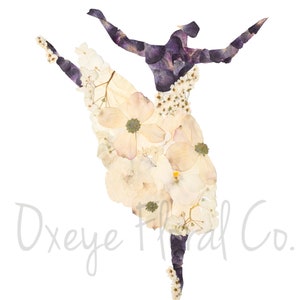 Pressed Flower Dancer Print daya - Etsy