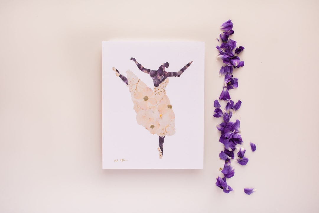 Pressed Flower Dancer Print daya - Etsy