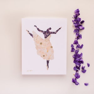 Pressed Flower Dancer Print daya - Etsy