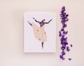 Pressed Flower Dancer Print delanie | Etsy