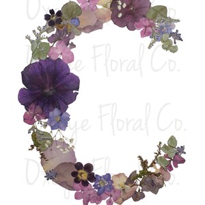 Pressed Flower Letter C (digital Download) - Etsy