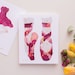 Pressed Flower Ballet Slippers Print (pink) - Etsy