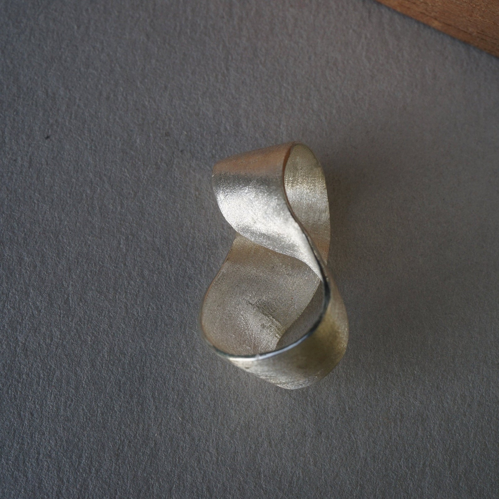Small Mobius Strip Pendant in Sterling Silver. Möbius Pendant. Maths ...