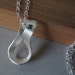 Small Mobius Strip Pendant, Laser Engraved Silver Necklace - Etsy
