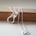 Small Mobius Strip Pendant, Laser Engraved Silver Necklace - Etsy