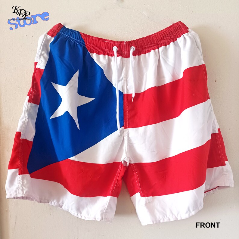 Bañador deportivo tipo bermudas para hombre con diseño de la bandera de ...