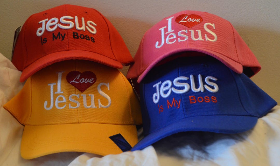 JESUS Adjustable Snap Back Baseball Caps - Etsy